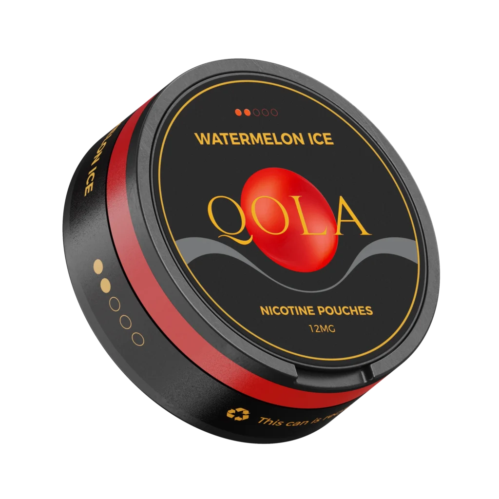 WATERMELON ICE Nicotine Pouches - 12MG - QOLA